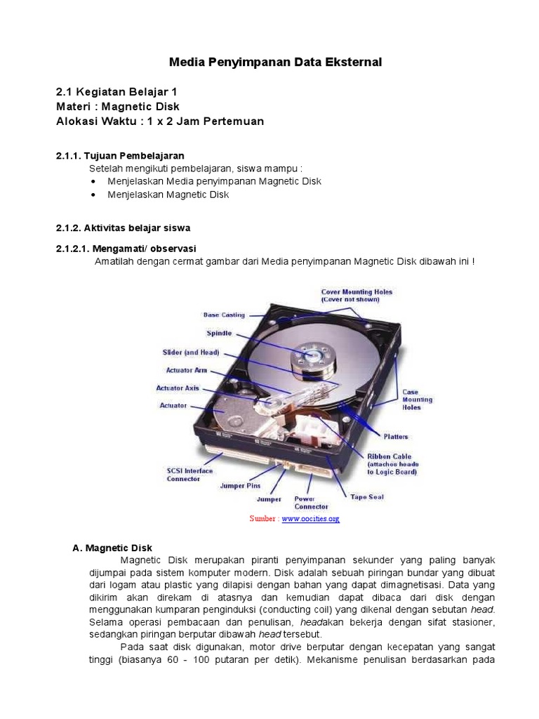 Media Penyimpanan Data Eksternal | PDF