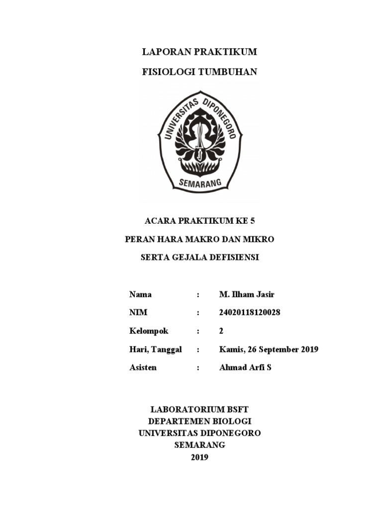 Laporan Prakt Fistum Hara | PDF