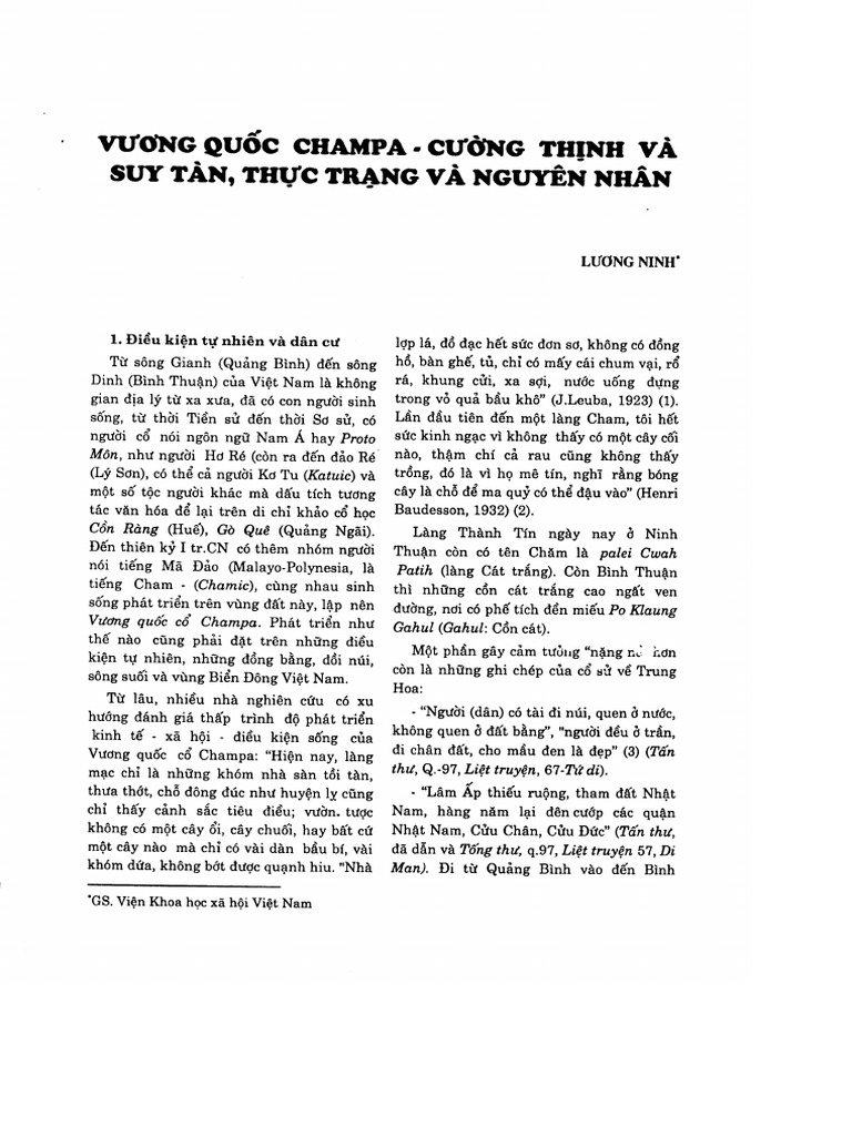 Vuong Quoc Champa Cuong Thinh... | PDF