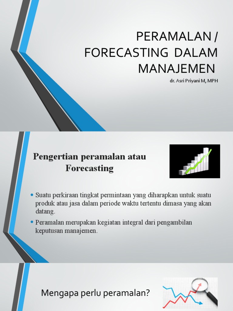 Peramalan Atau Forecasting Dalam Manajemen | PDF