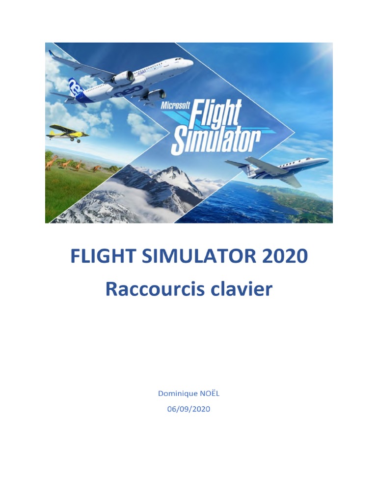 FLIGHT SIMULATOR 2020 Raccourcis Clavier - PDF | PDF