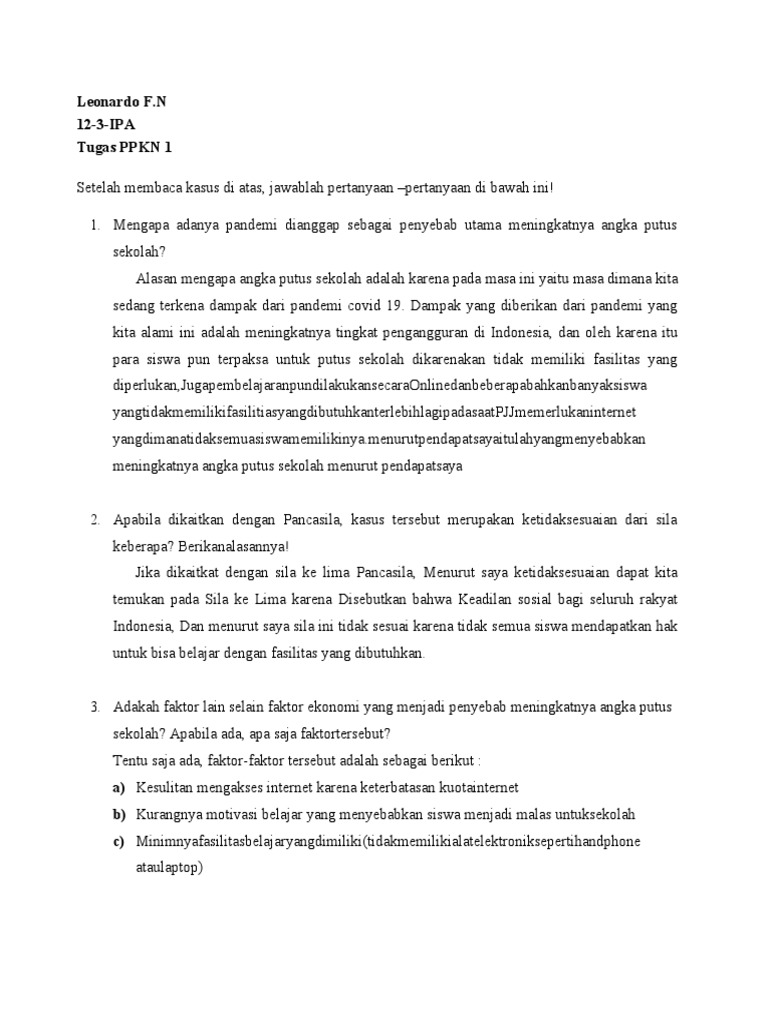 Ezra Sheva K - XII IPA 3 - Tugas 1 PPKN-dikonversi | PDF