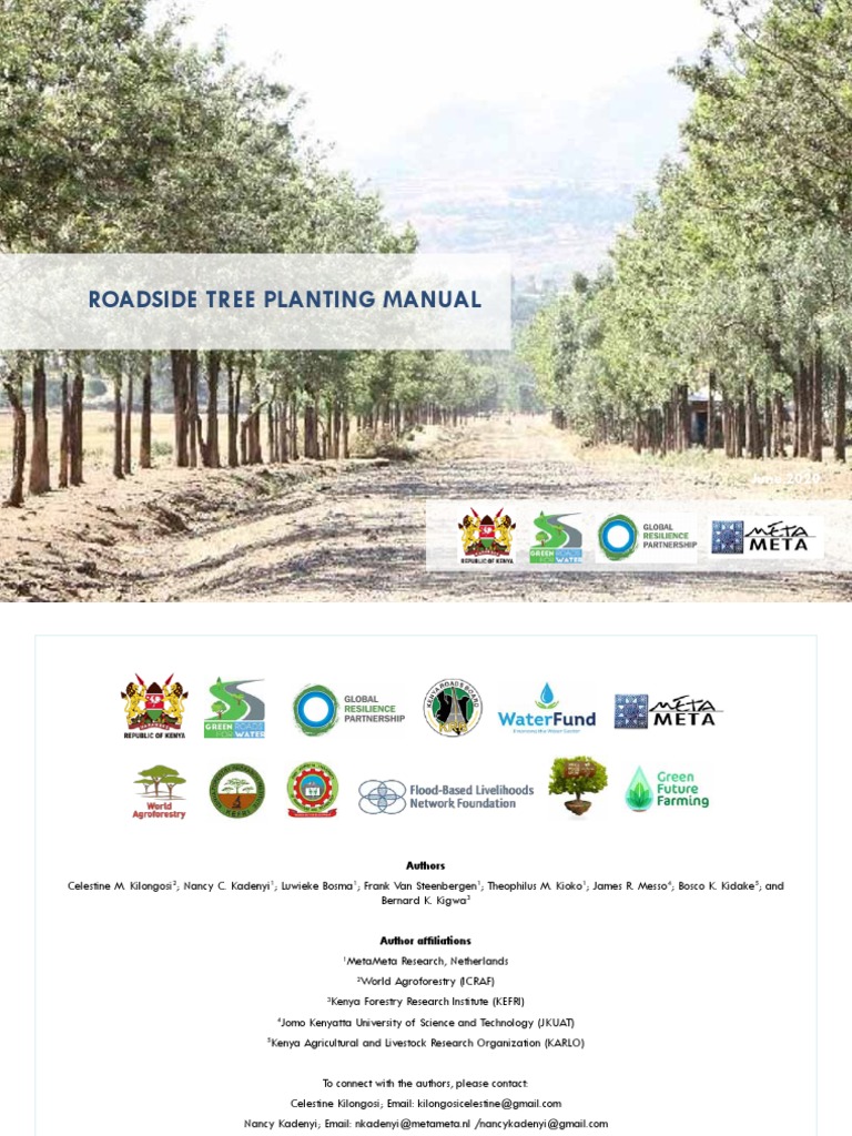 Roadside Tree Planting Manual: June.2020 | PDF | Surface Runoff | Trees