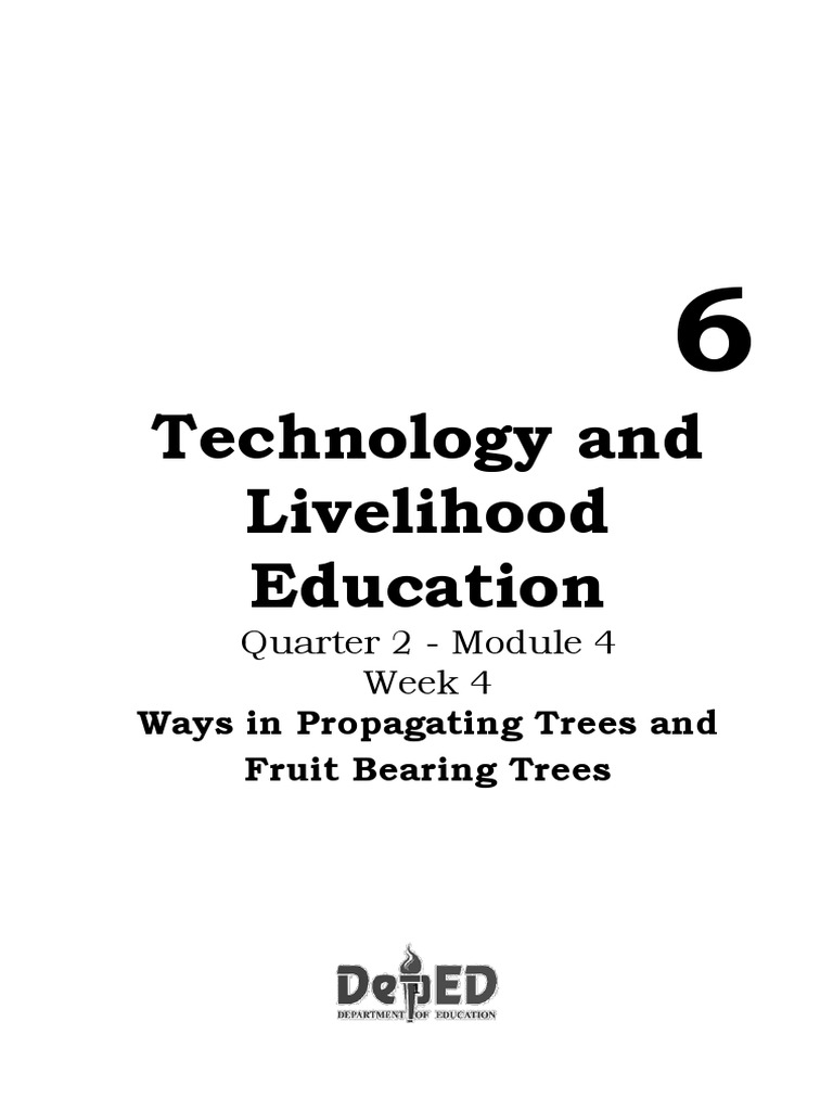 Technology and Livelihood Education: Quarter 2 - Module 4 Week 4 | PDF ...