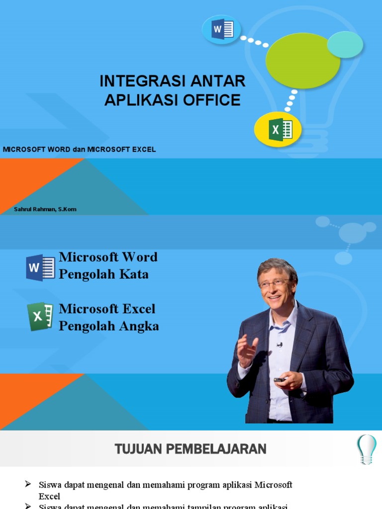 Integrasi Office Word To Excel X Pert2 | PDF