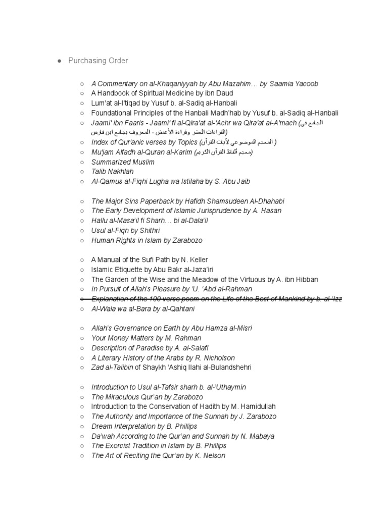 Islamic Literature | PDF | Sufism | Sharia