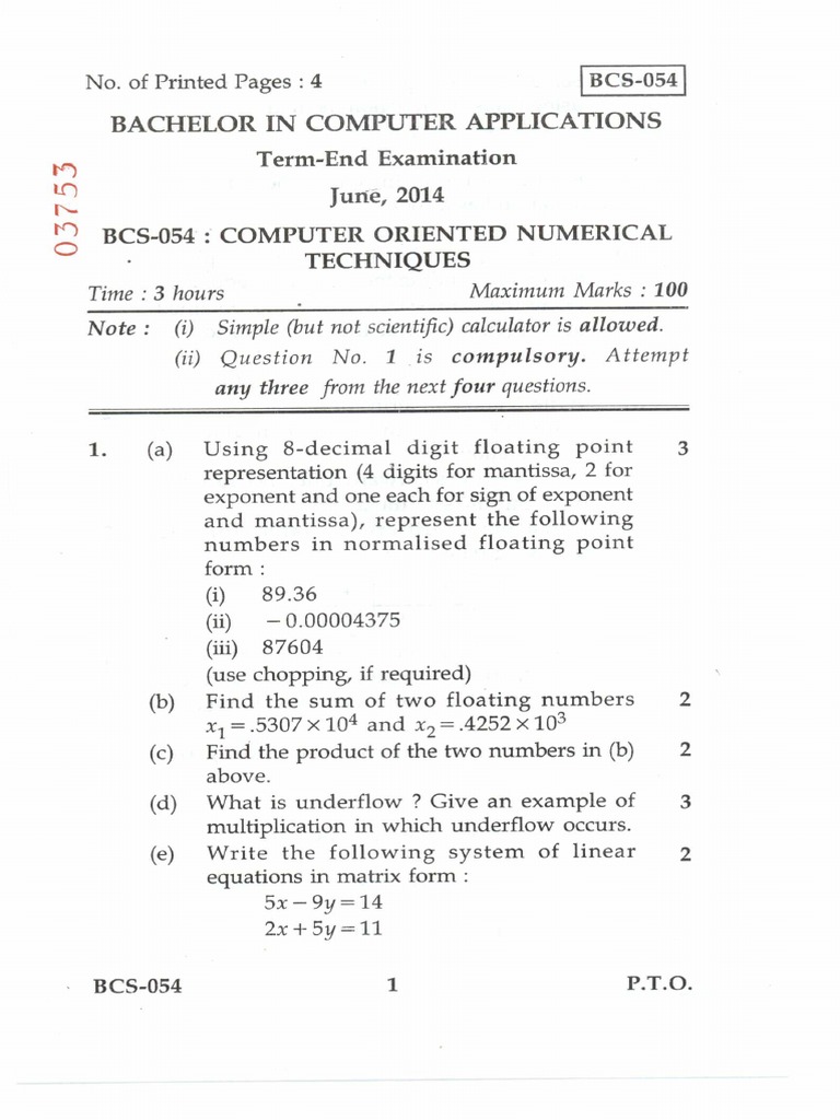 BCS-054 Bachelor in Computer Applications Term-End Examination Jurte ... BCS-054 Bachelor in Computer Applications Term-End Examination Jurte ...