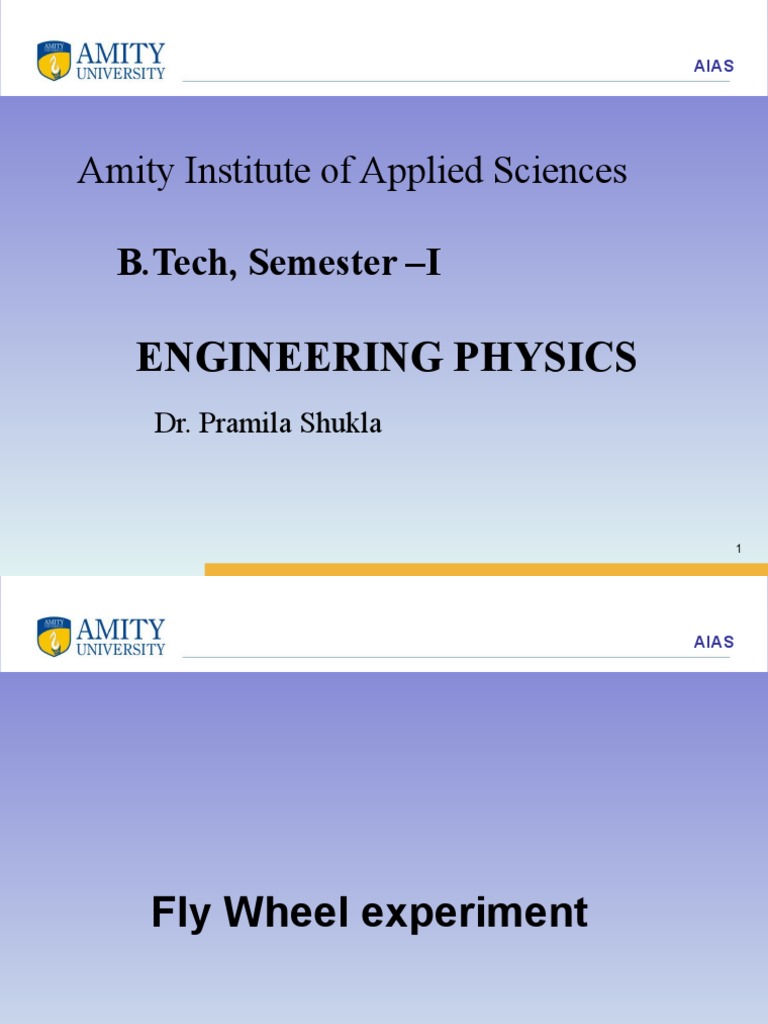 Amity Institute of Applied Sciences: B.Tech, Semester - I | PDF ...