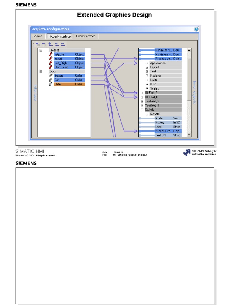 Extended Graphics Design for SIMATIC HMI | PDF | Automation | Computing