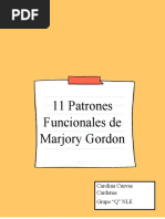 11 Patrones Funcionales de Marjory Gordon | PDF