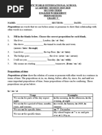 Grade 5 English Grammar, Final Exam . | PDF | English Grammar | Verb