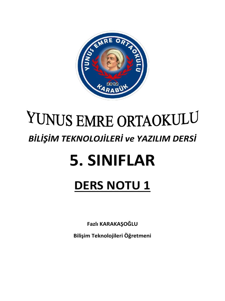 BTY_5. sınıflar ders notu_1 | PDF
