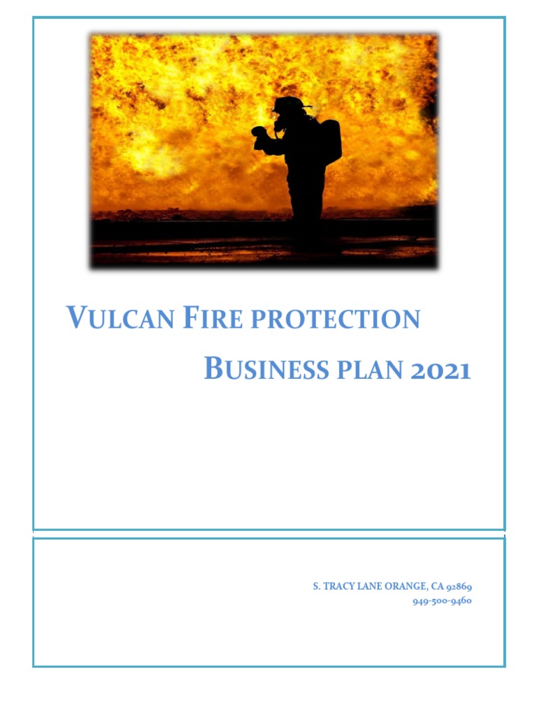 Vulcan Fire Protection BP | PDF | Equity (Finance) | Business