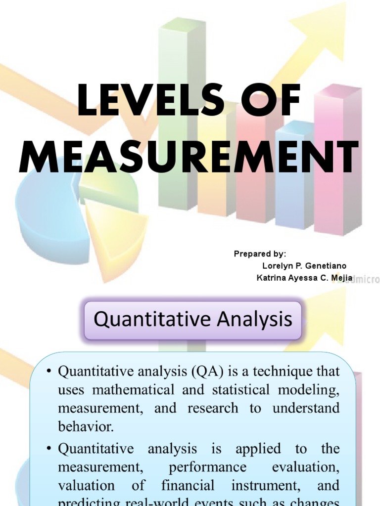 Levels of Measurement | PDF | Level Of Measurement | Methodology