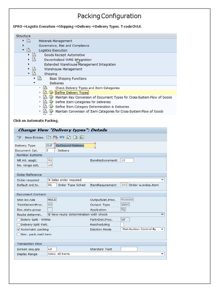 Packing Configuration PDF | PDF