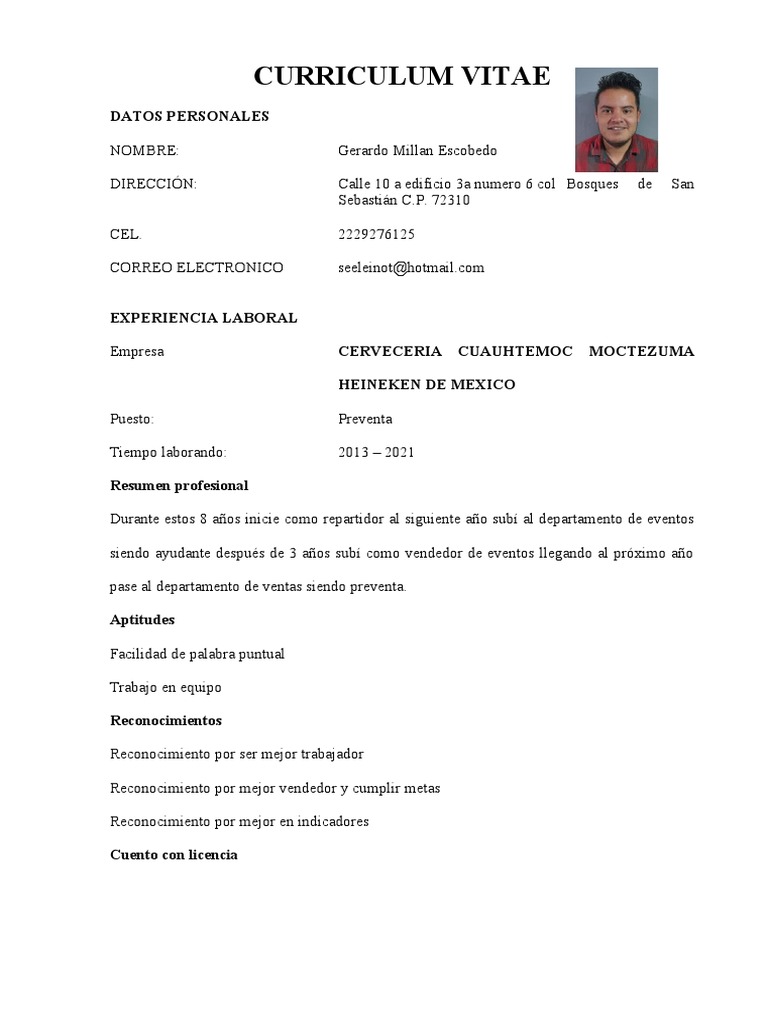 CURRICULUM VITAE Laura Guadalupe | PDF