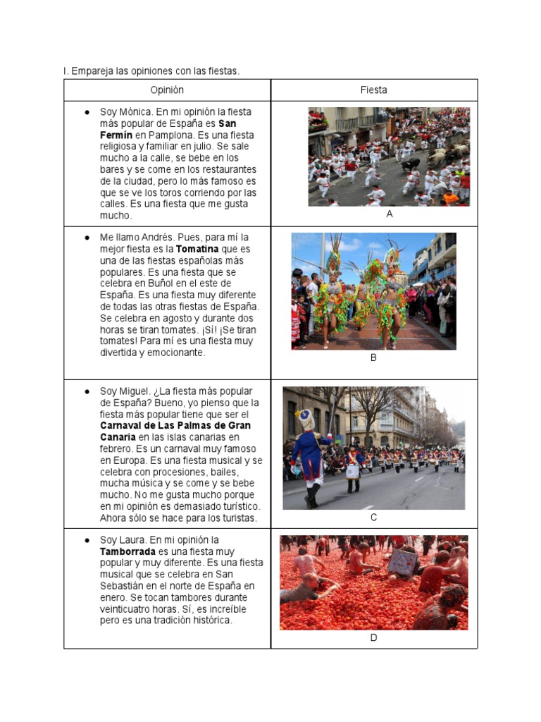 Fiestas | PDF