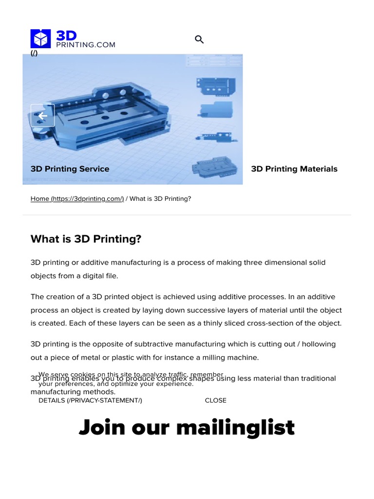 What Is 3D Printing? How Does A 3D Printer Work? Learn 3D Printing ...