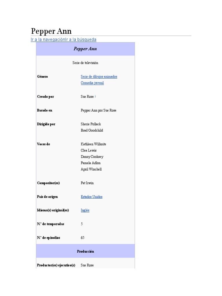 Pepper | PDF | Televisión | Entretenimiento