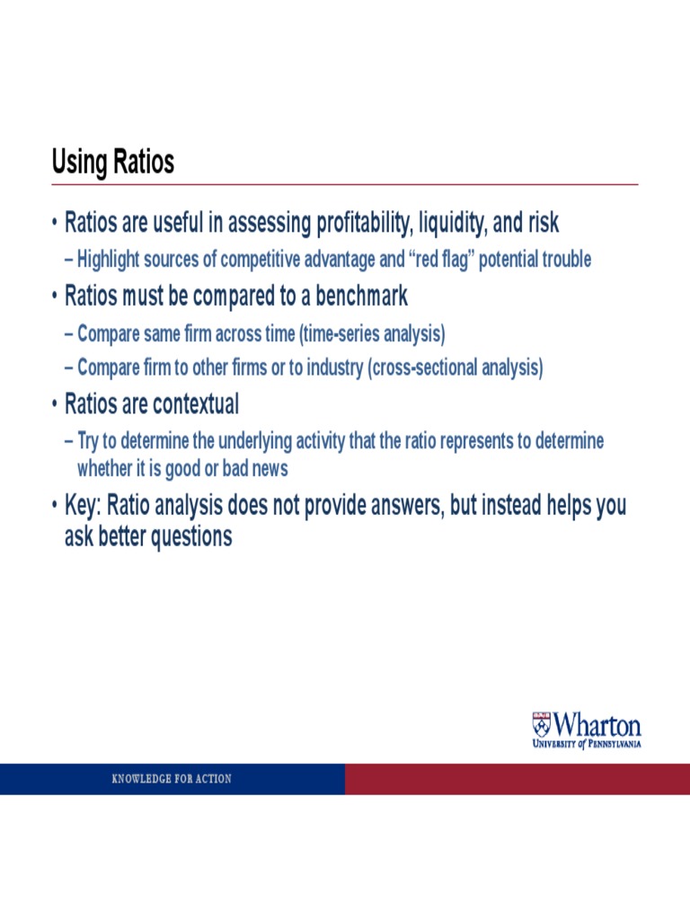 Using Ratios: Knowledge For Action | Descargar gratis PDF | Equity ...