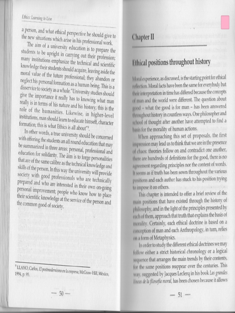 Ethical Positions Throughout HIstory - Patricia Debeljuh (1) - 1 | PDF