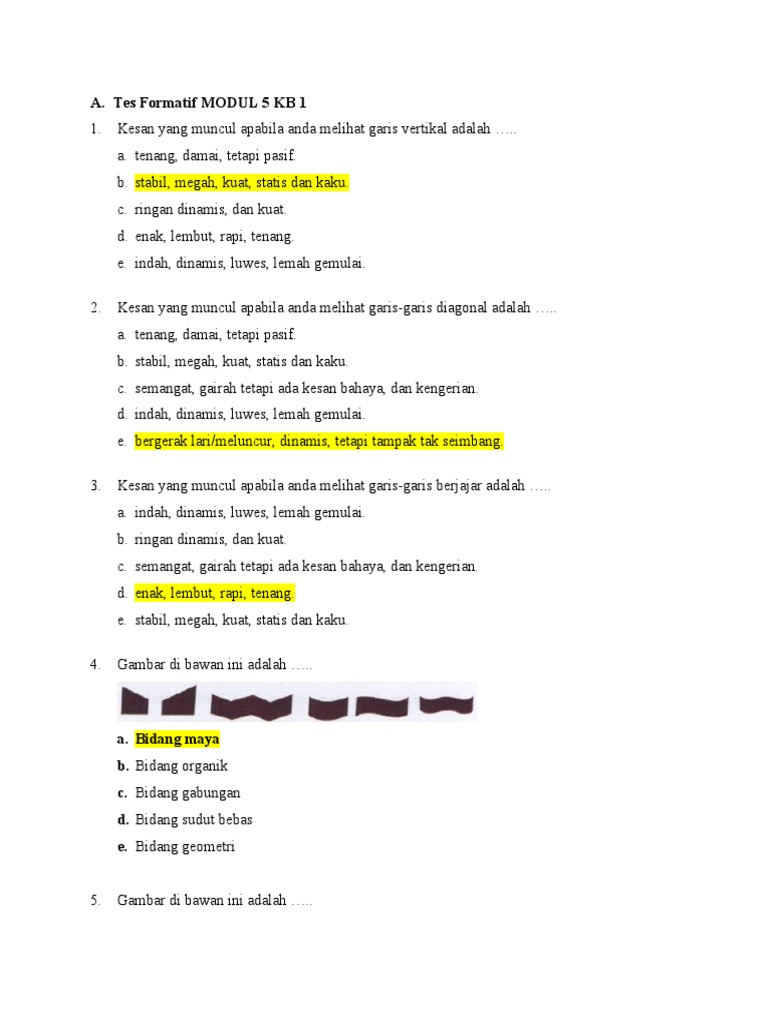 Soal Dan Jawaban Modul 5 | PDF