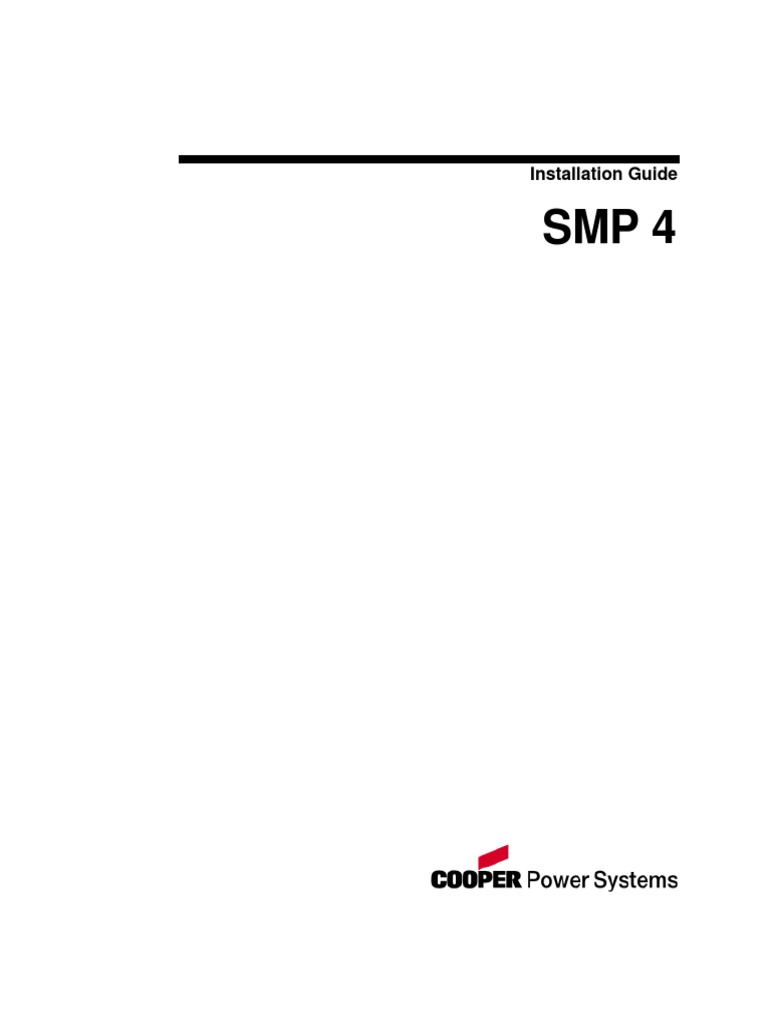 SMP 4 Installation Guide | PDF | Equipment | Telecommunications Equipment