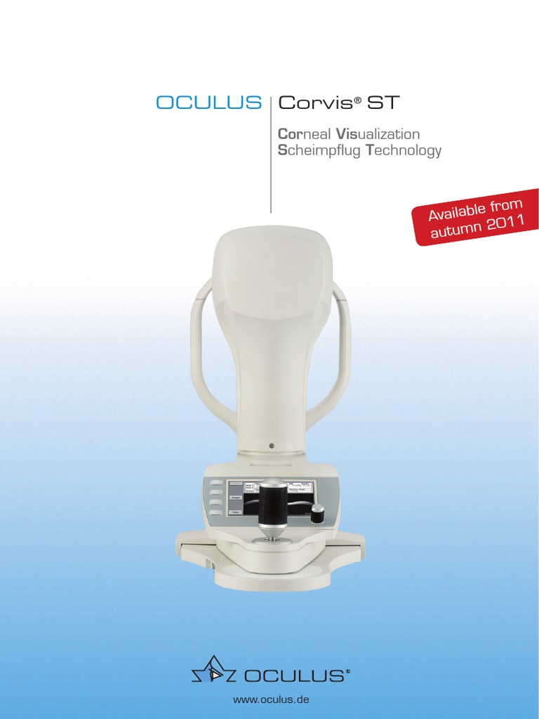 Corvis Prospekt 4 Seitig 0611 | PDF | Cornea | Optics