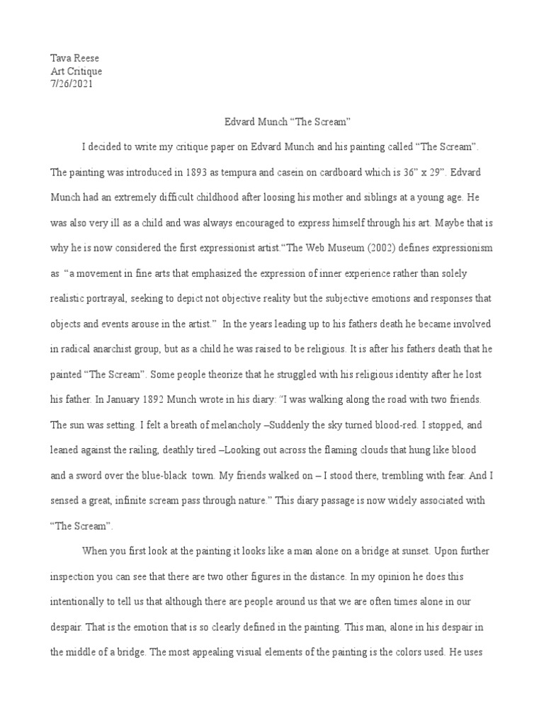 The Scream | PDF