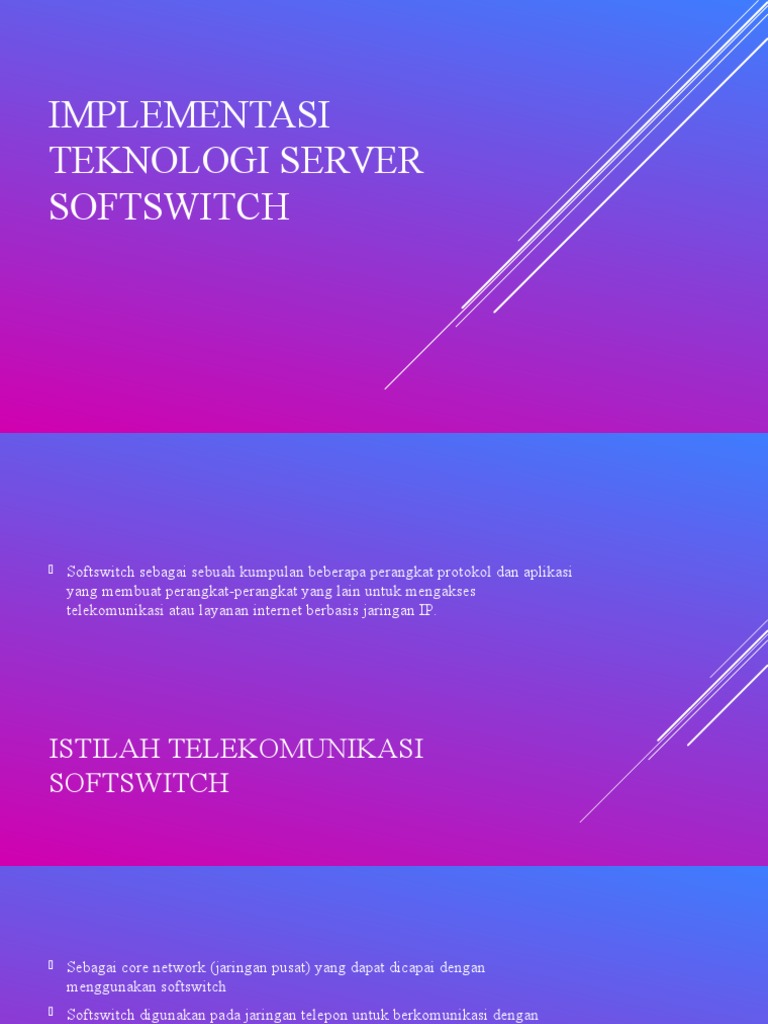 Implementasi Teknologi Server Softswitch | PDF