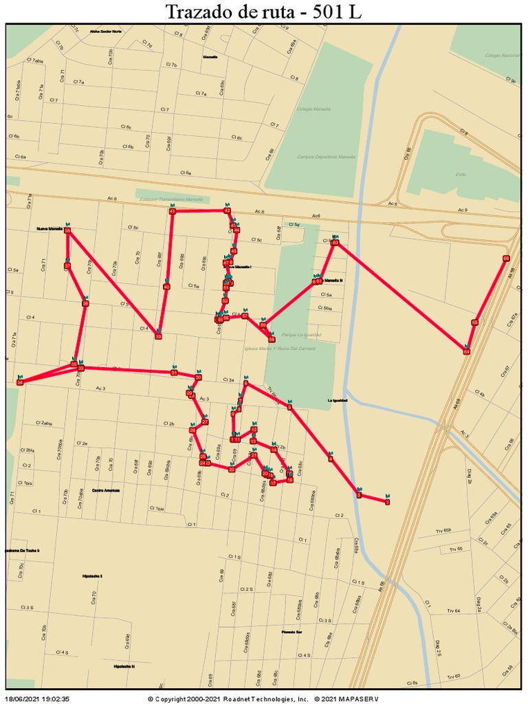 Roadnet Map 501 | PDF