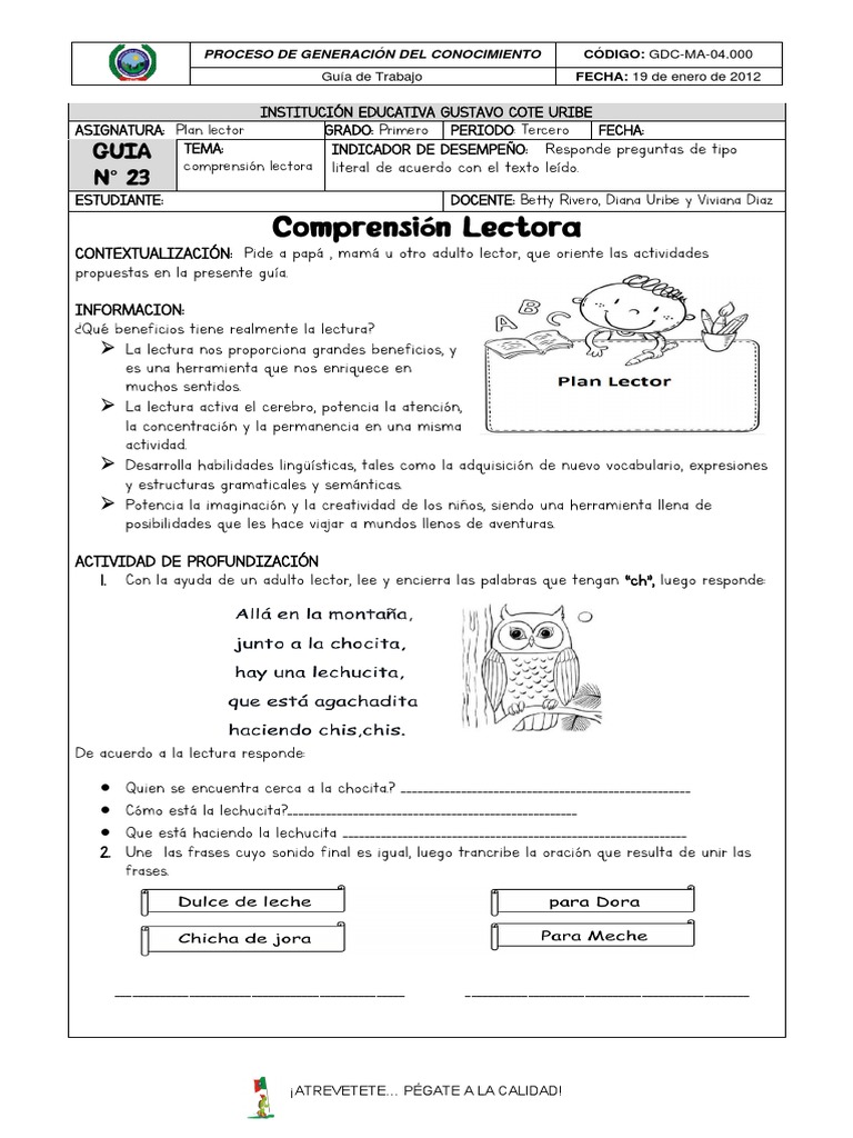 Estrategias De Comprensión Lectora Para Primer Grado 200 Fichas De