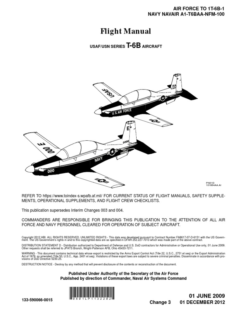 Flight Manual: Usaf/Usn Series Aircraft | PDF | Classified Information ...