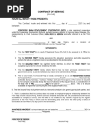 Sample Job Order Contract | PDF | Sole Proprietorship | Employment