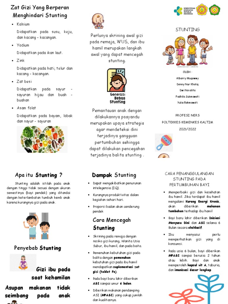 Leaflet Stunting | PDF