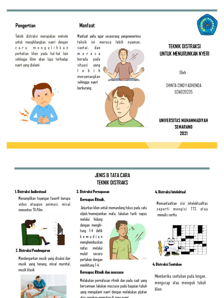Teknik Distraksi untuk Mengurangi Nyeri | PDF
