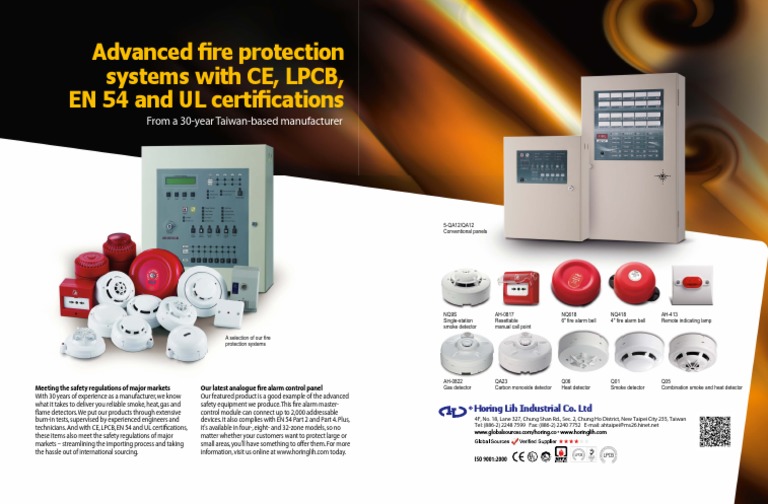 Brosur Fire Alarm Horing Lih | PDF | Safety | Fires