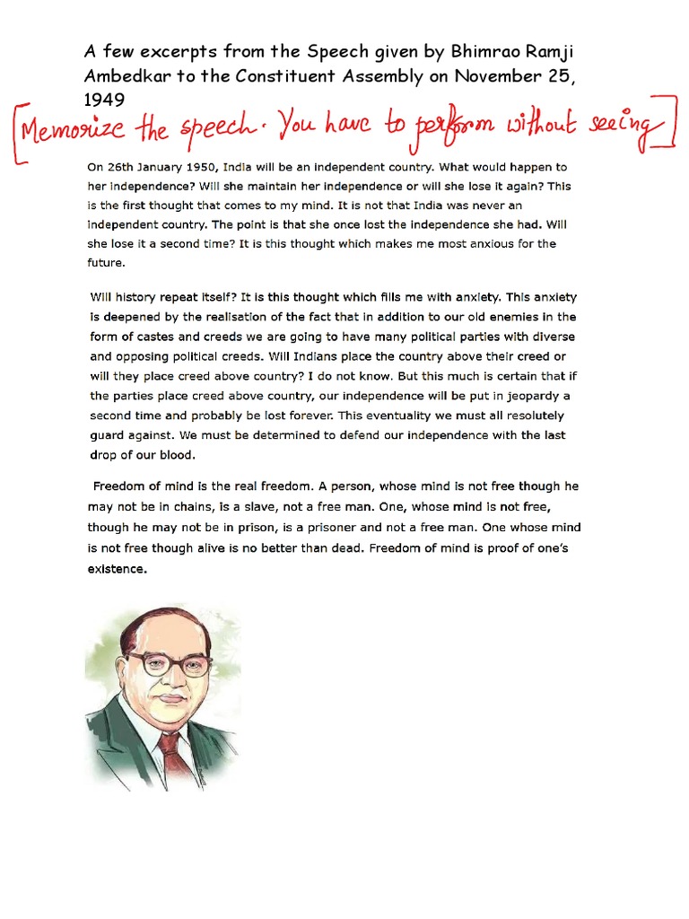 Declamation Speech | PDF