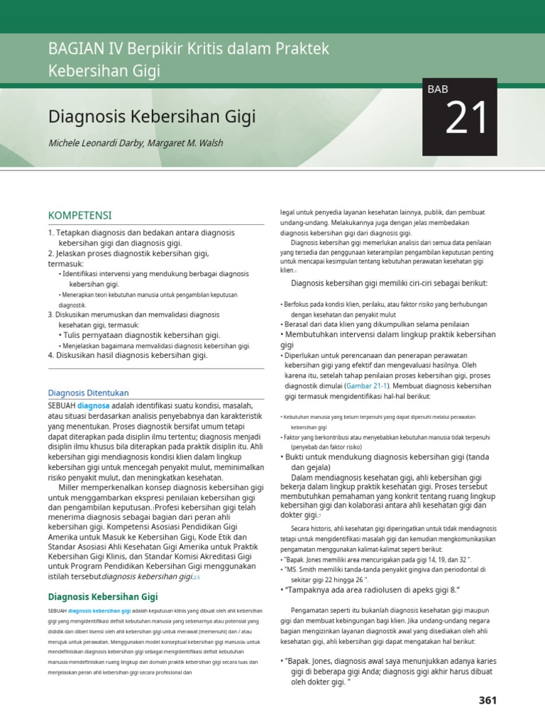 Dental Hygiene Bab 21.en - Id | PDF | Sains & Matematika