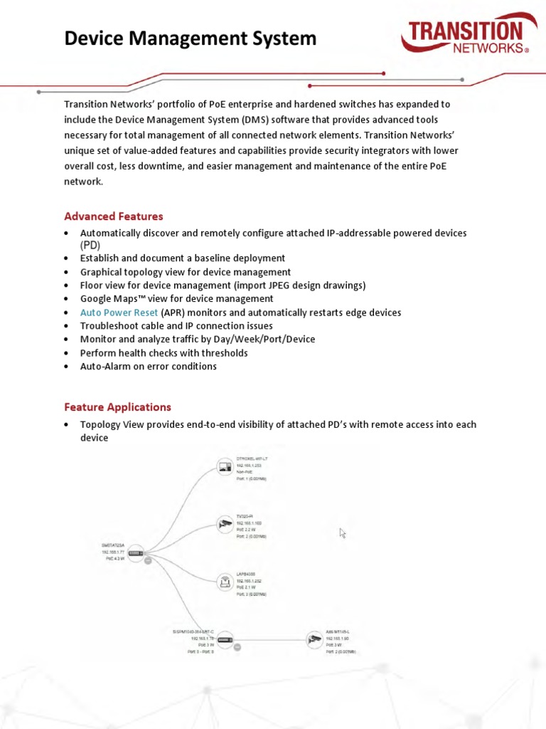 DMS Overview | PDF | Computer Network | Ip Address