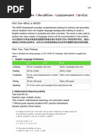 MidYIS Year 8 Practice Test | PDF | Mathematics