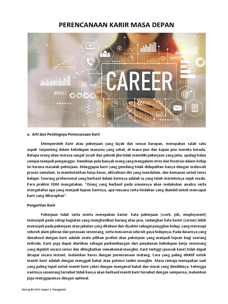 Perencanaan Karir | PDF | Karier & Perkembangan | Bisnis