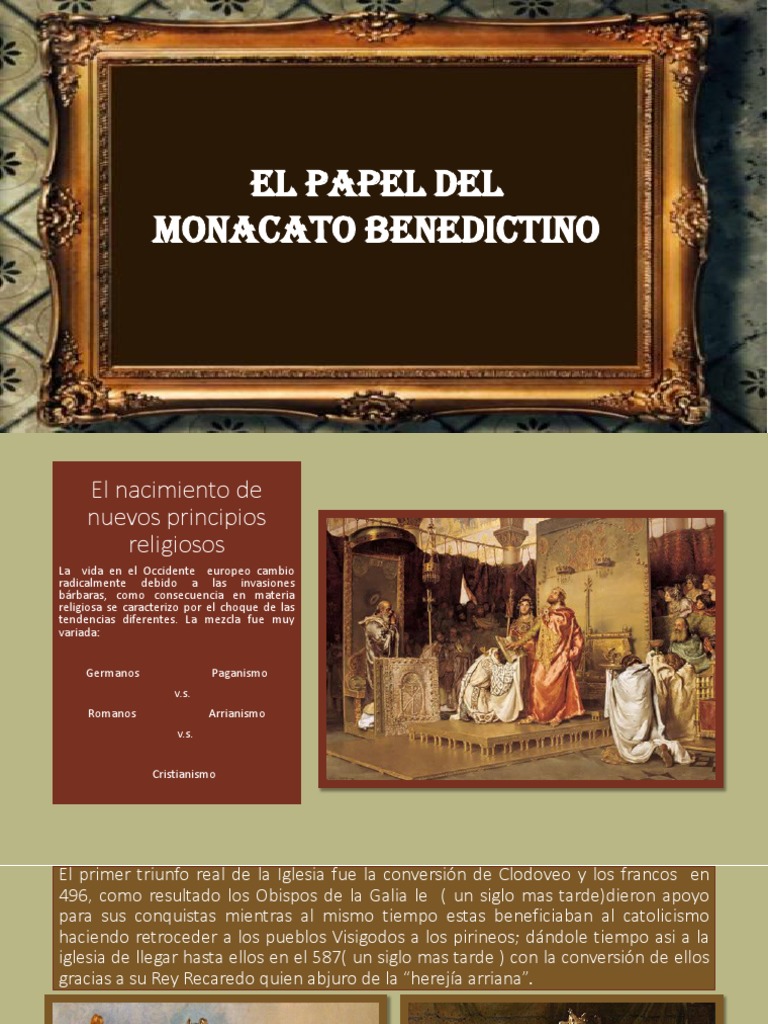 El Papel Del Monacato Benedictino | PDF | Iglesia Católica | Monacato