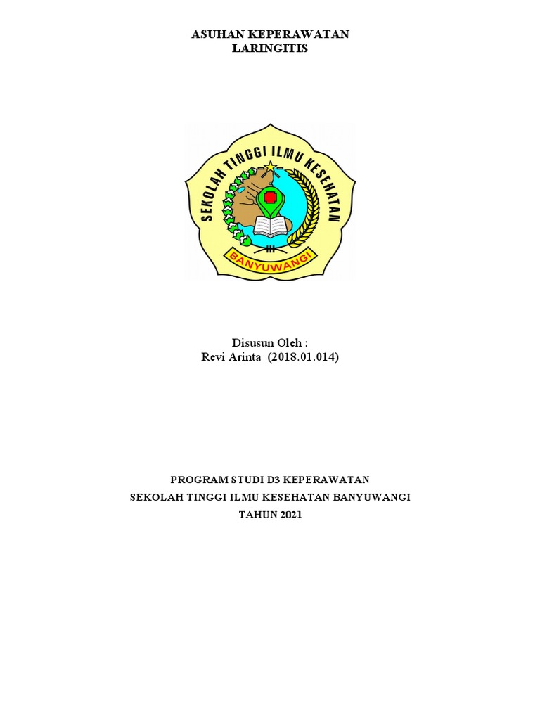 Asuhan Keperawatan Laringitis Pdf