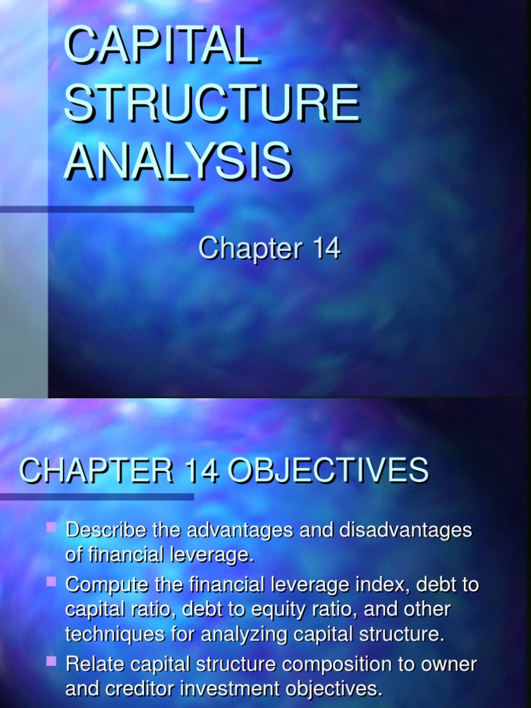 Capital Structure Analysis: Chapter 14 | PDF | Financial Capital ...