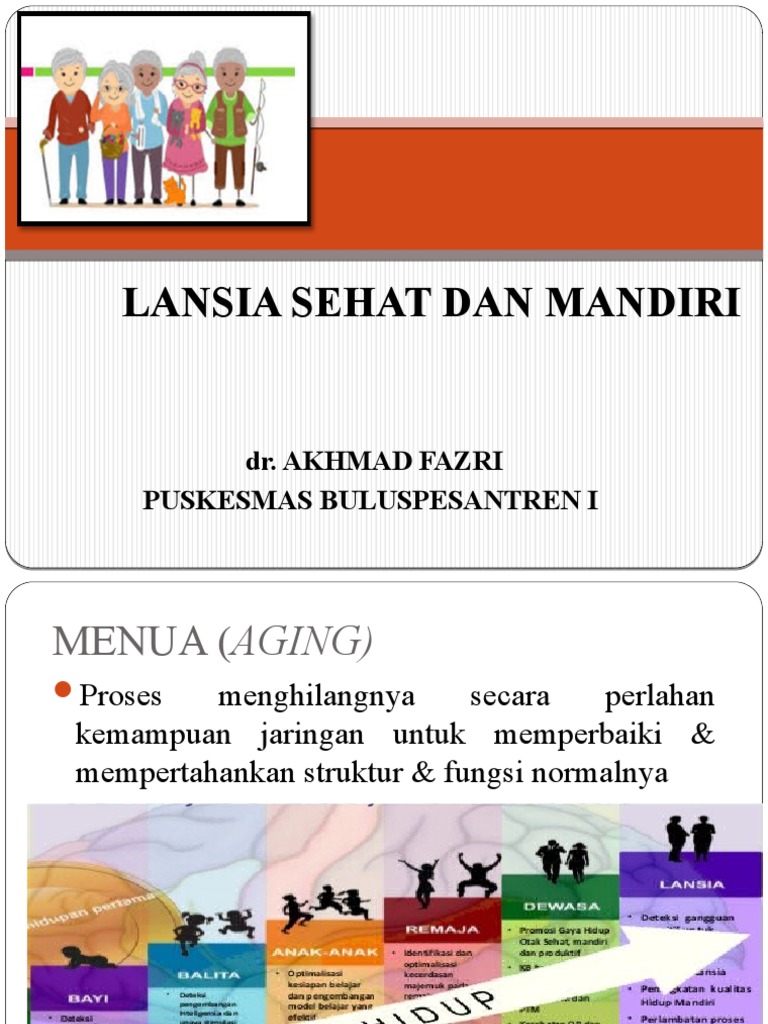 Lansia Sehat and Mandiri | PDF
