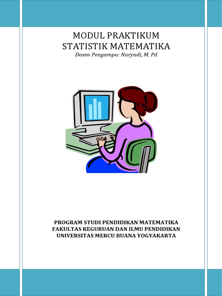 Modul Praktikum Statistik Matematika | PDF