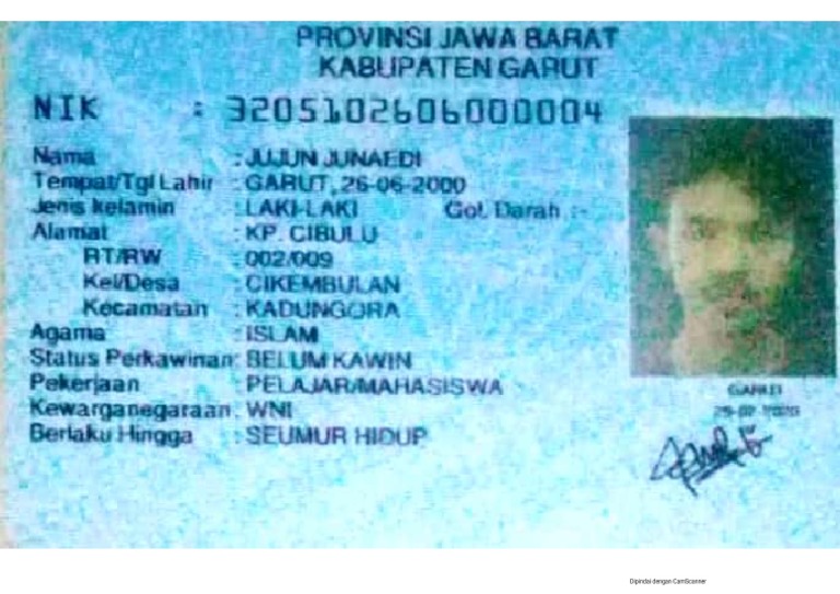 KTP Jujun Junaedi | PDF