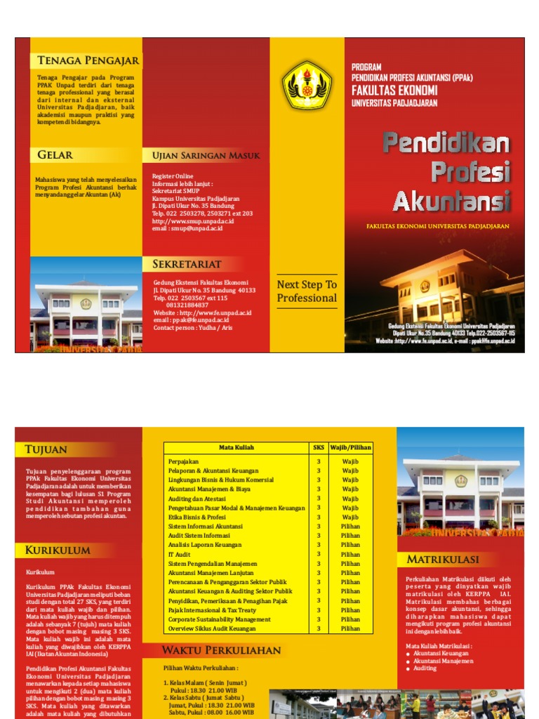 Brosur Program Ppak Universitas Padjajaran Bandung Compress | PDF