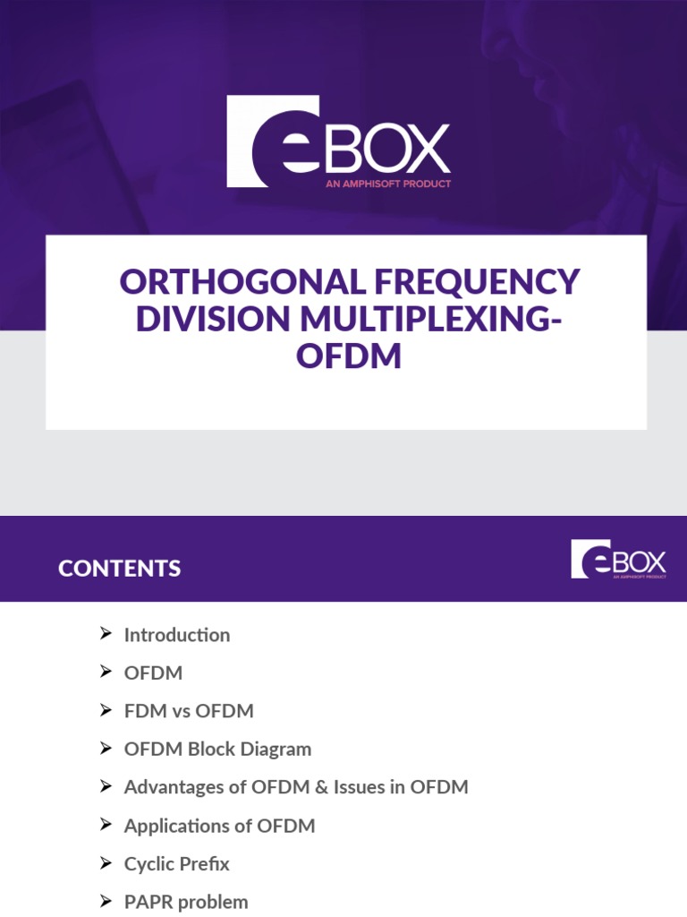 Orthogonal Frequency Division Multiplexing-Ofdm | PDF | Orthogonal ...